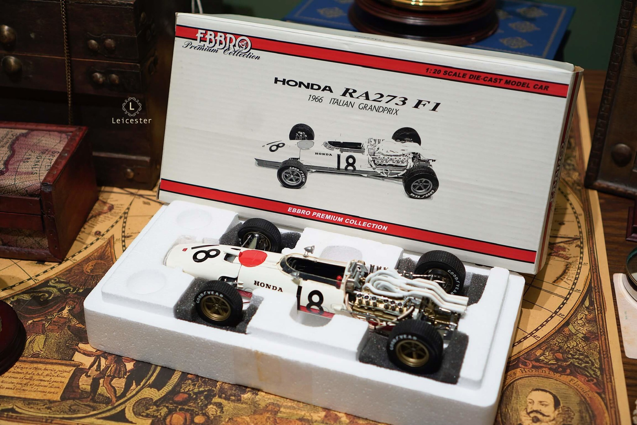 XE MÔ HÌNH TỈ LỆ 1:20 HONDA RA273 F1 1966 ITALIAN GRAND PRIX – Leicester