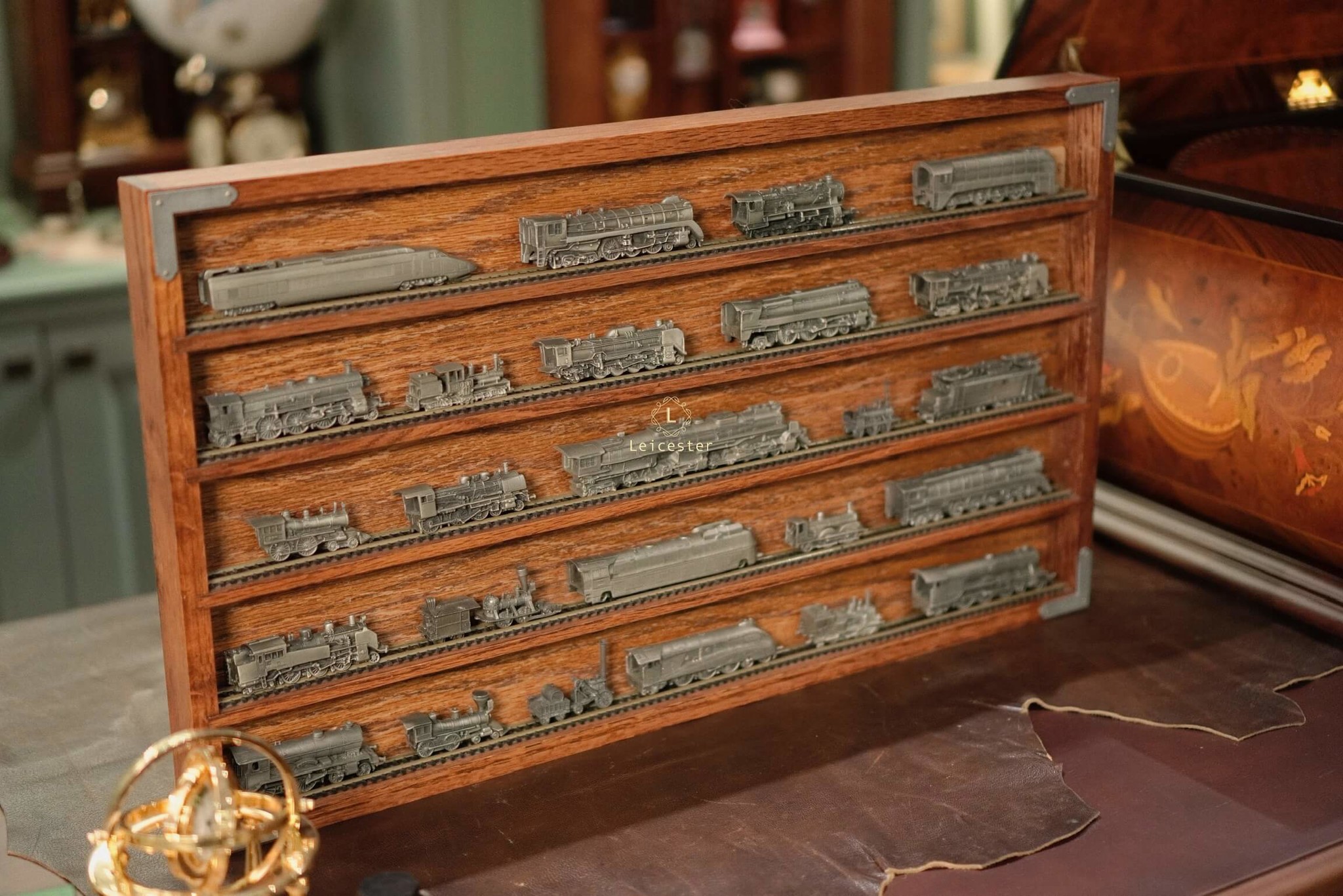 Franklin Mint World's Greatest Locomotives Pewter Train Collection ...