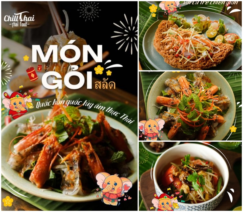 Những món gỏi trong ẩm thực Thái Lan – ChillThai