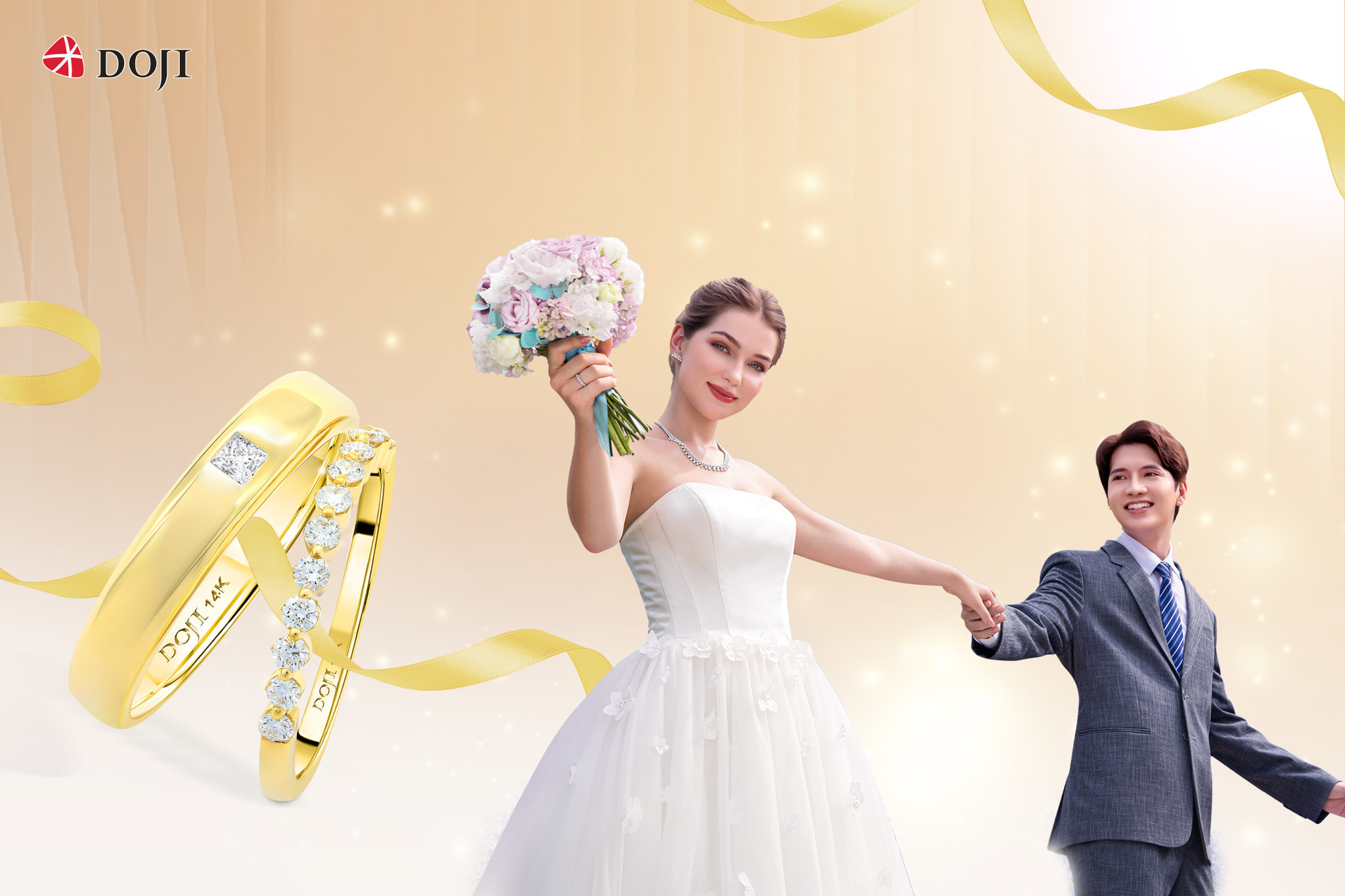 BẬT MÍ NHỮNG MẪU NHẪN CƯỚI MỚI NHẤT THÁNG 8 – DOJI Gold & Gems Group