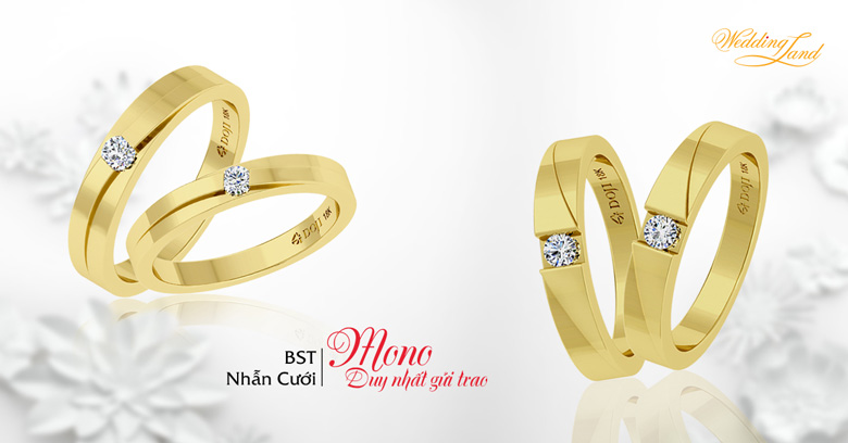 BST Nhẫn cưới Mono – Nồng nàn tình yêu duy nhất – DOJI Gold & Gems Group