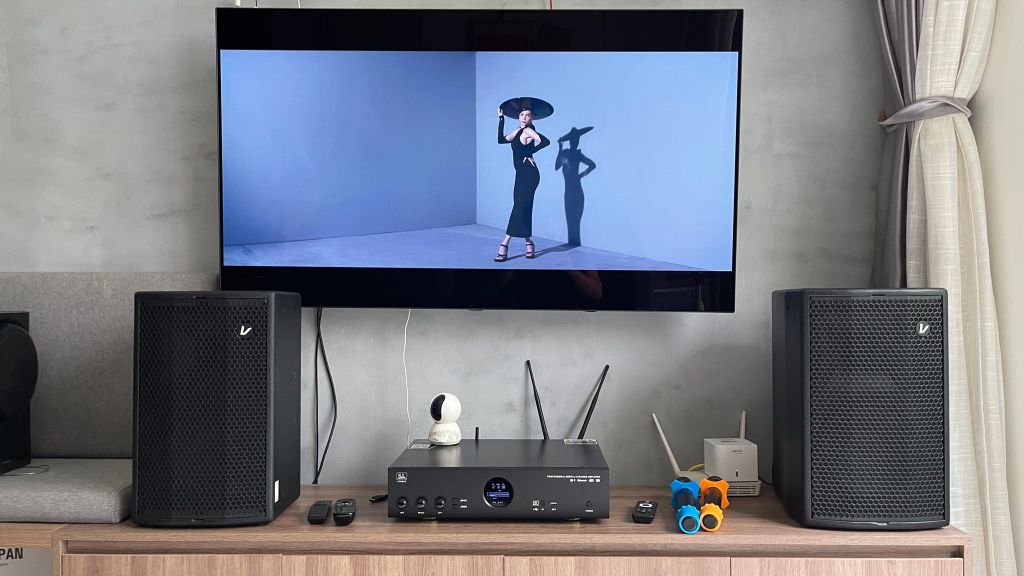 Lắp đặt hệ thống loa karaoke Verity Muse8 nhỏ gọn, hay tại Hưng Yên