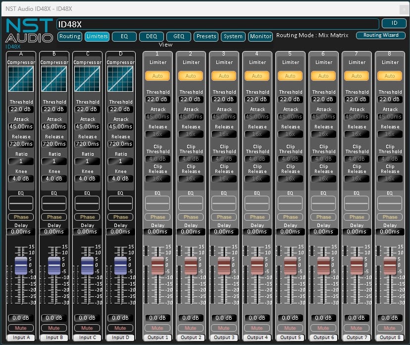 DSP NST Audio ID48X - Thiết Bị Xử Lý Tín Hiệu Cao Cấp Made in UK