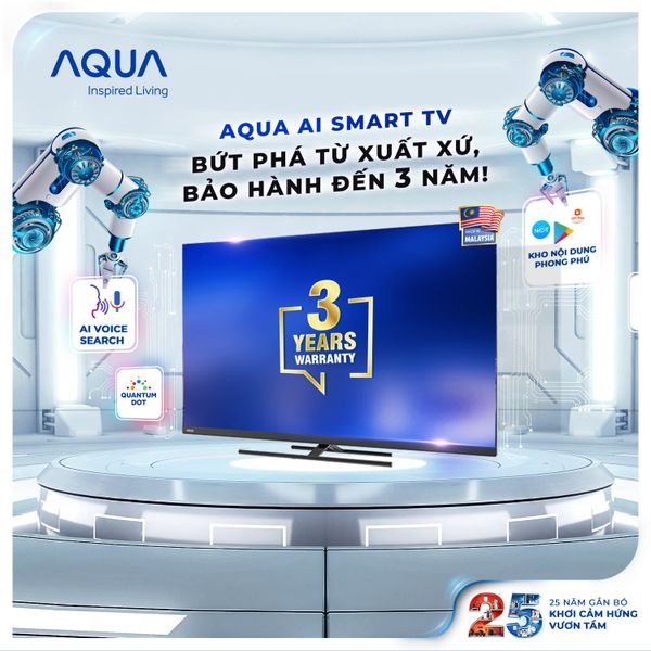 Aqua là thương hiệu của nước nào? Đặc điểm chung của tivi Aqua