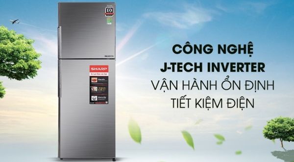 Chỉnh tủ lạnh Sharp J-Tech Inverter để giữ thực phẩm tươi lâu