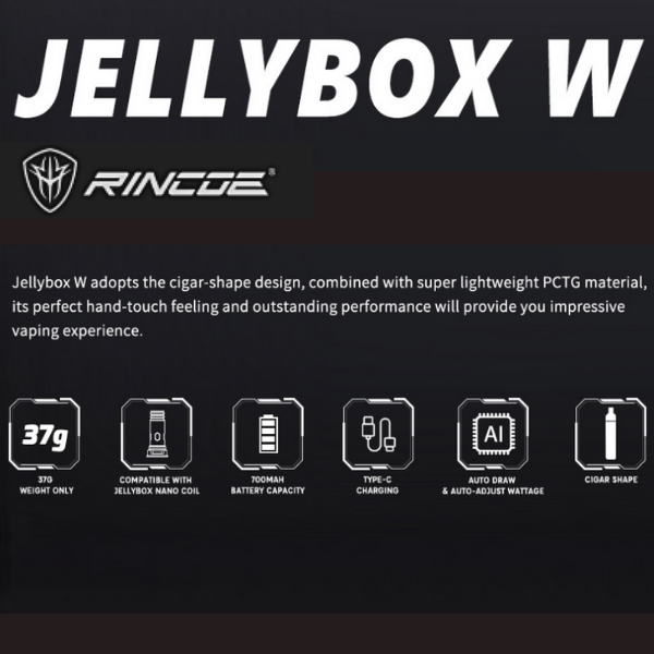 Pod Jelly Box W by Rincoe X14 Vape Shop Đà Nẵng - Hội An