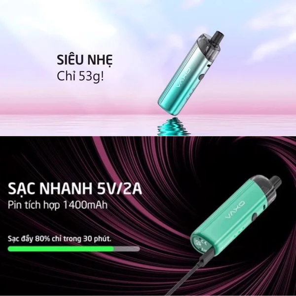 Pod Origin SE 40w by OXVA X14 Vape Shop Đà Nẵng - Hội An
