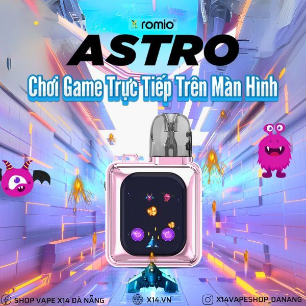 Romio Astro 30w Pod Kit X14 Vape Shop Đà Nẵng - Hội An