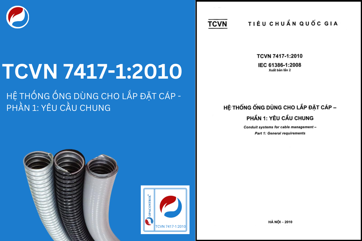 Tải TCVN 7417-1:2010 - Hệ thống ống dùng cho lắp đặt cáp – Opacontrol