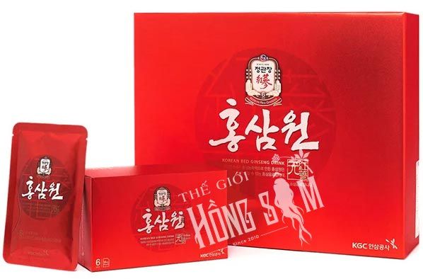 Nước Hồng Sâm KGC Won Hộp 15 Gói x 70ml
