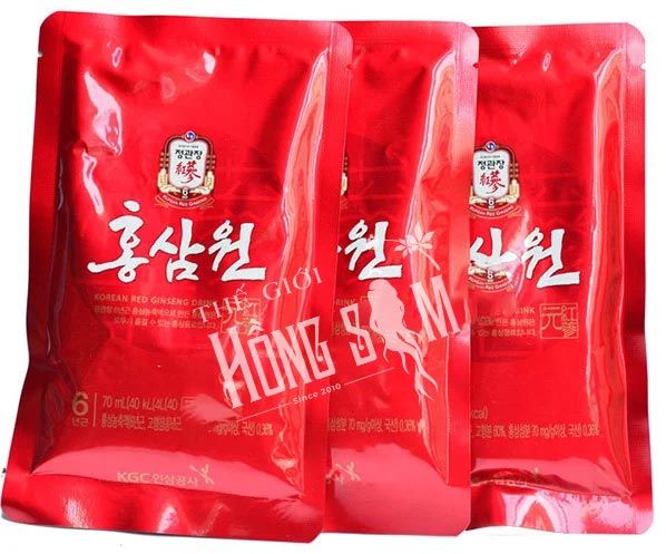 Nước Hồng Sâm KGC Won Hộp 15 Gói x 70ml