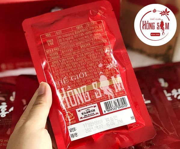 Nước Hồng Sâm KGC Won Hộp 15 Gói x 70ml