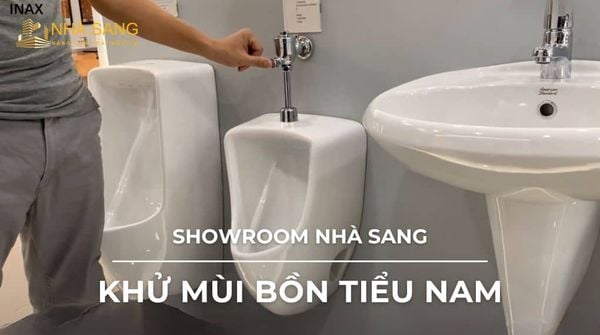 Cách khử mùi bồn tiểu nam hiệu quả, thơm lâu