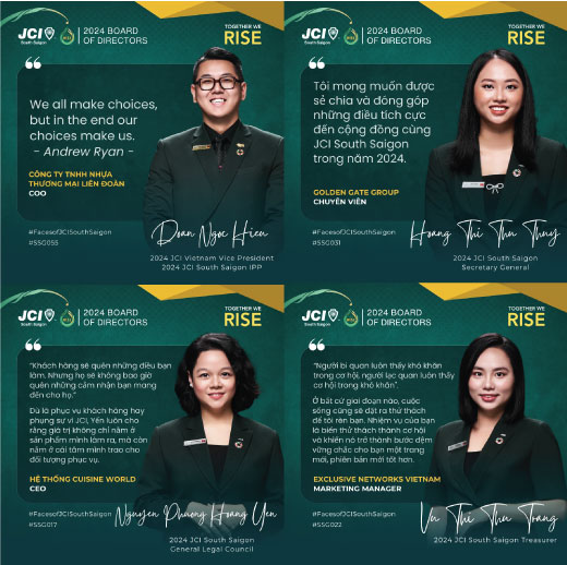 PROFILE CỦA JCI SOUTH SAIGON MEMBERS CÓ GÌ ? - Phần 2 – JCISouthSaigon