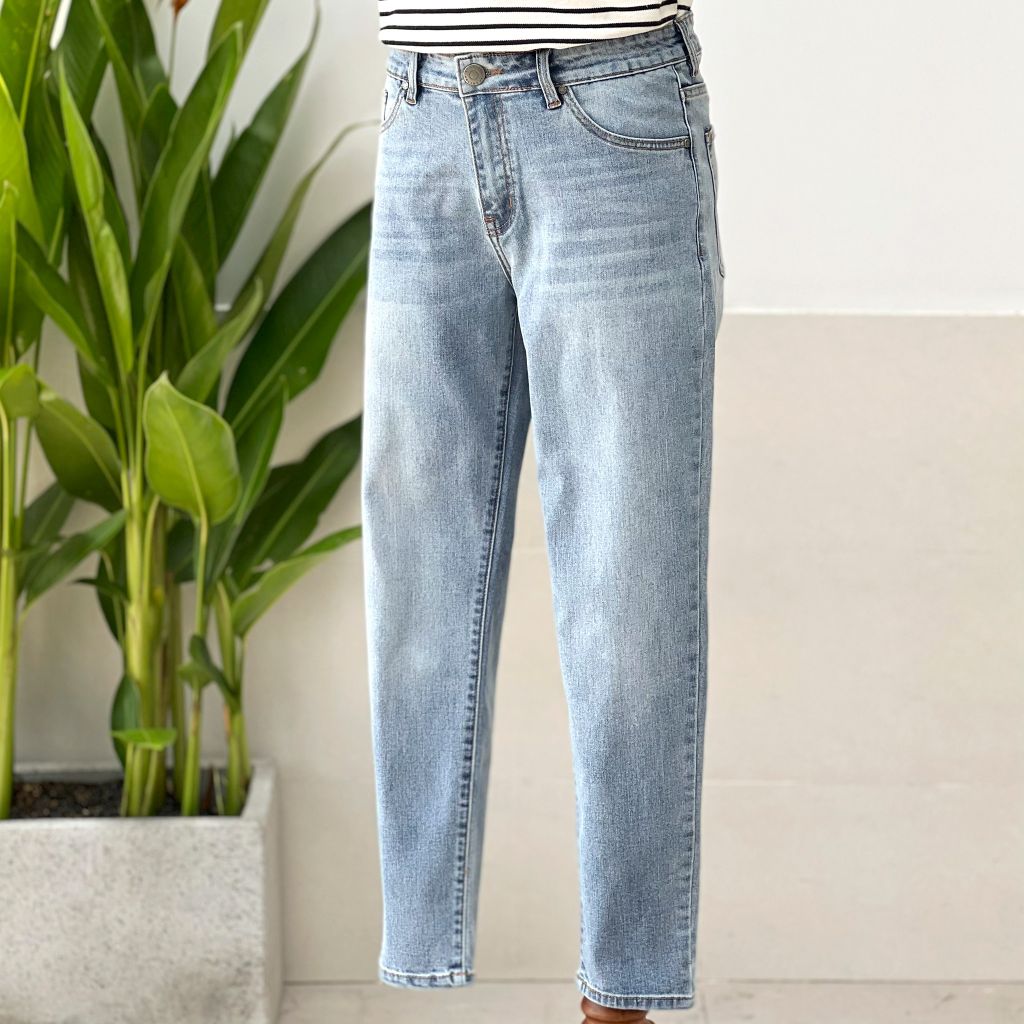 QUẦN JEANS NAM BY COTTON JEANS BASIC LIGHT BLUE