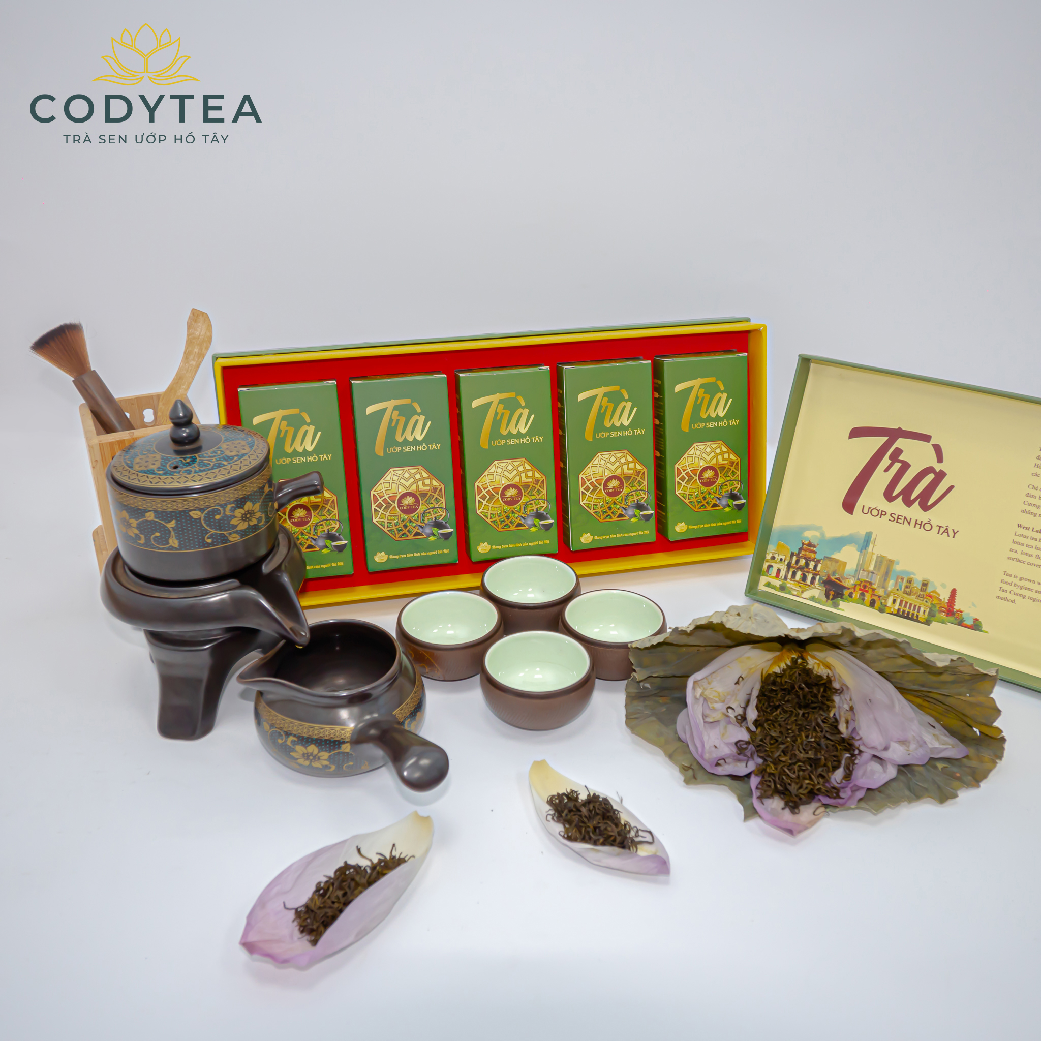 CÁC CÔNG DỤNG TUYỆT VỜI CỦA TRÀ ƯỚP SEN HỒ TÂY – CODY PHARMA