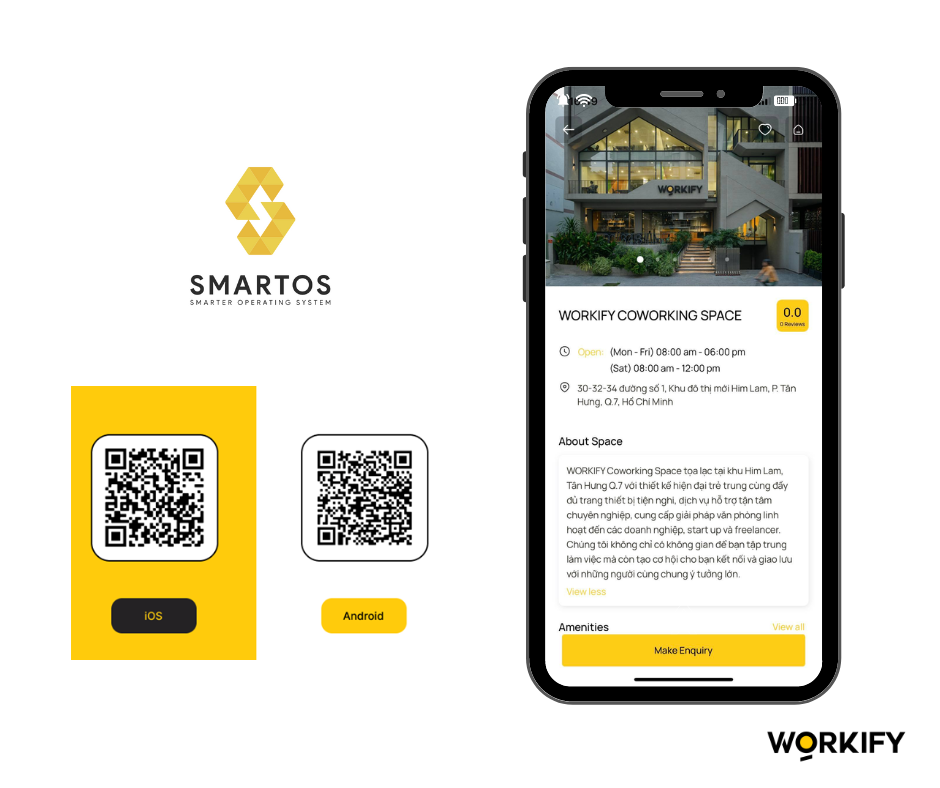 Workify có mặt trên Smartos Booking App (SBA) – WORKIFY