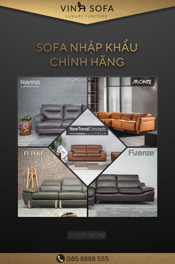 Giới thiệu về phân khúc Sofa Nhập Khẩu Chính Hãng tại Vinh Sofa – VINH SOFA