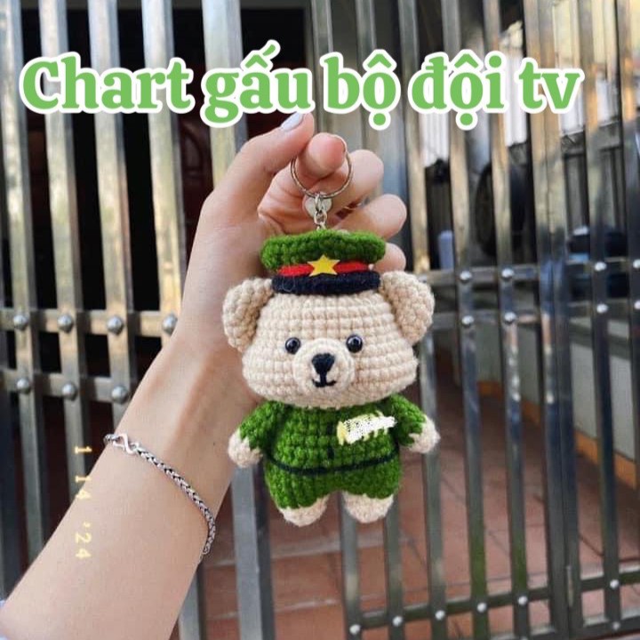 Khám Phá Chart Đan Móc Con Gấu Bộ Đội TV Độc Đáo / 2025-04-10 01:07 ...