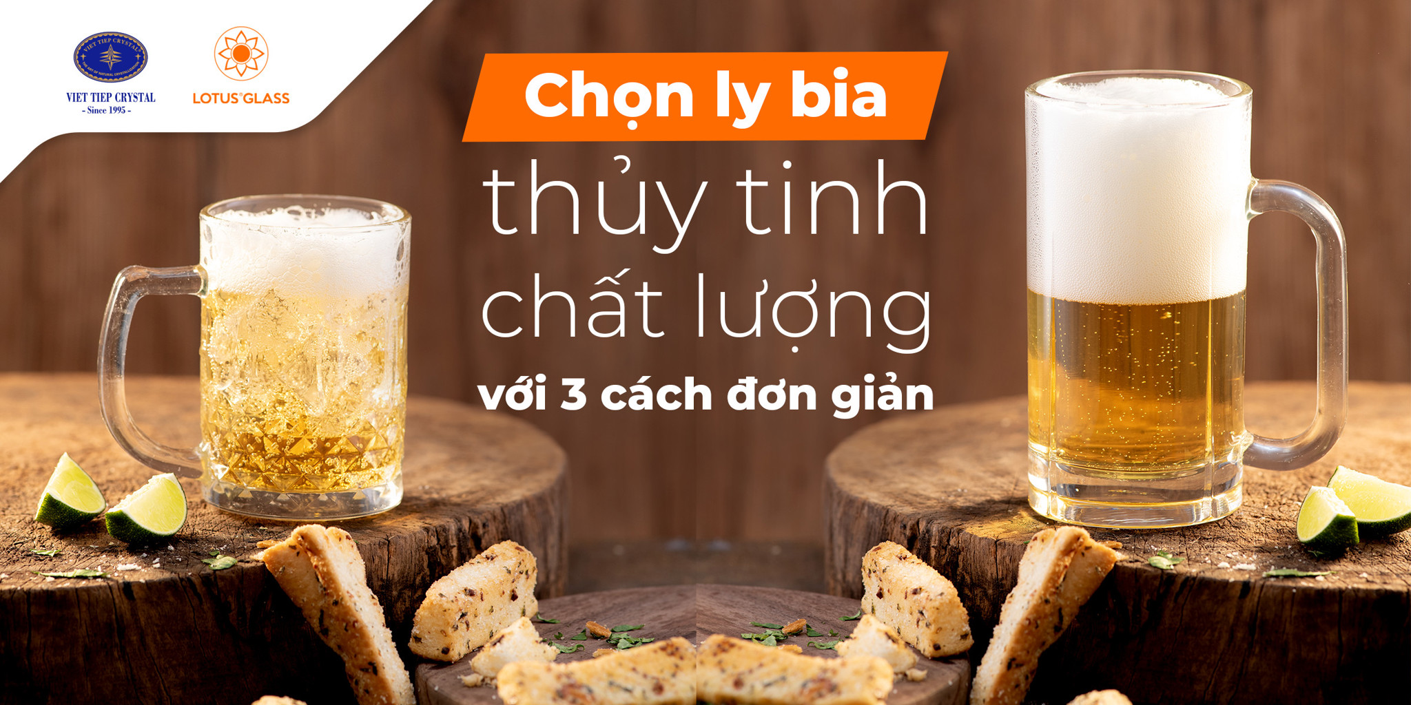 Chọn ly bia thủy tinh chất lượng với 3 cách đơn giản – Lotus Glass