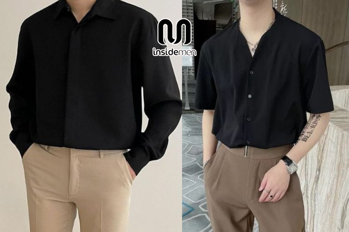 Bỏ Túi Bí Quyết Phối Đồ Đẹp với Áo Sơ Mi Đen Nam Chuẩn Men – Insidemen