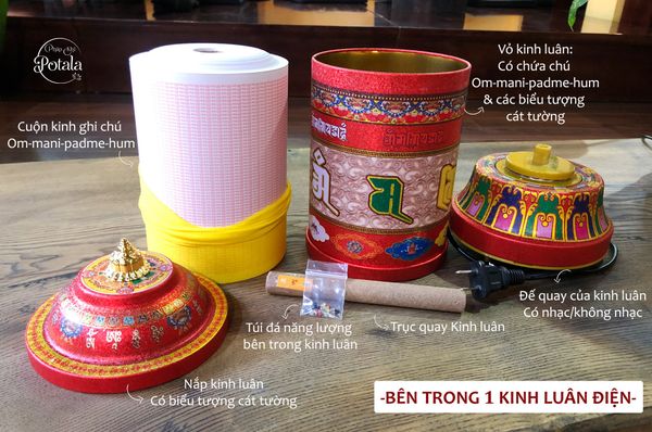 Kinh Luân Điện Xoay - Kinh Luân Điện Hợp Kim – Pháp khí POTALA