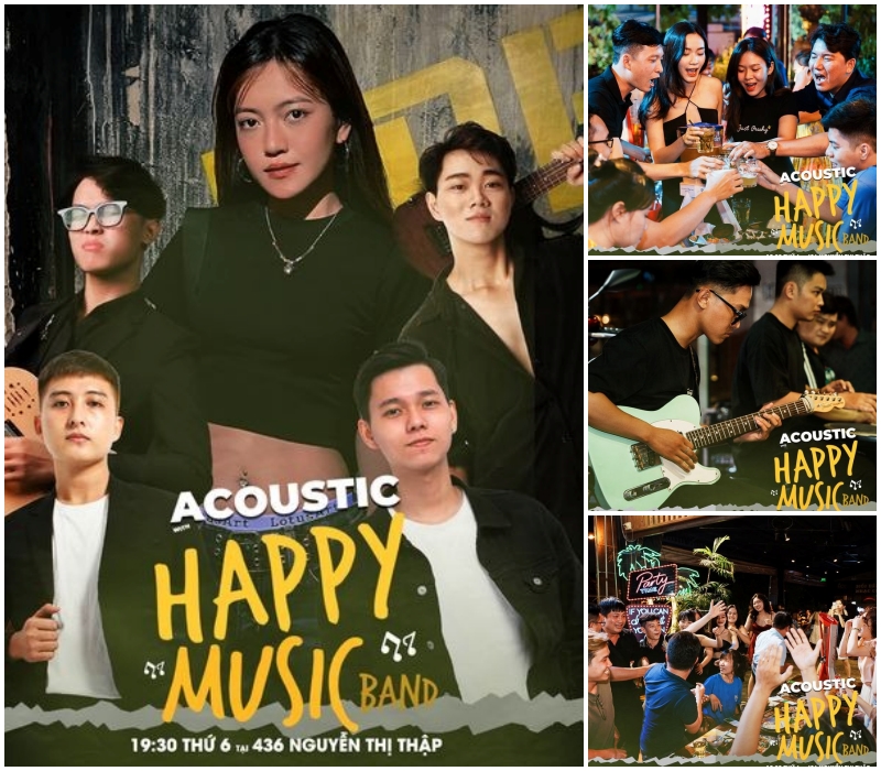 Quẩy cực chất cùng "HAPPY MUSIC BAND" tại MỘC Nguyễn Thị Thập – Mộc ...