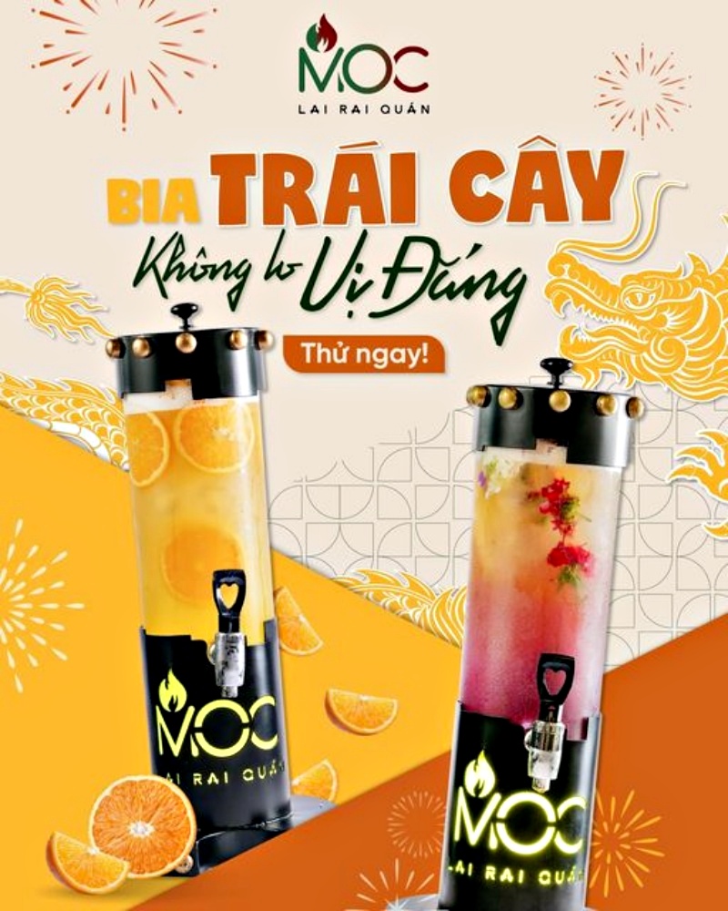 Thưởng thức bia trái cây mát lạnh, sảng khoái không vị đắng tại Mộc L ...