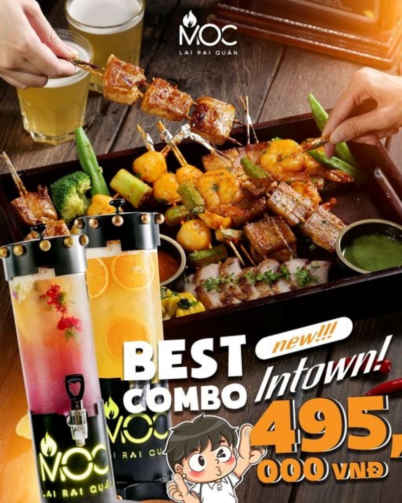 Combo mồi bén bia ngon giá siêu đỉnh chỉ 495K – Mộc Riêu Nướng - Mộc ...