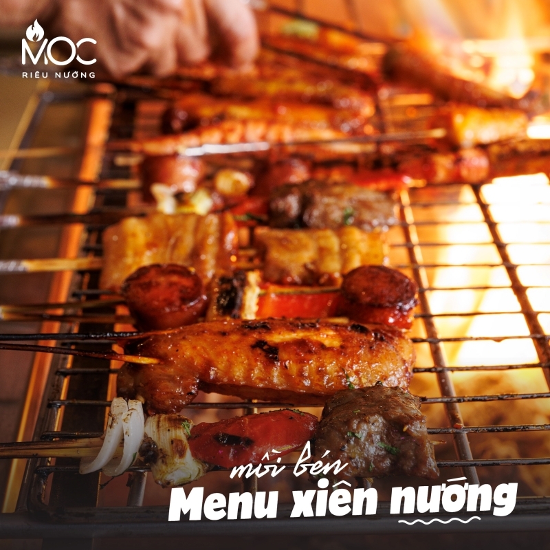 Mồi Bén – Menu Xiên Nướng Đặc Sắc Tại Mộc Riêu Nướng – Mộc Riêu Nướng ...