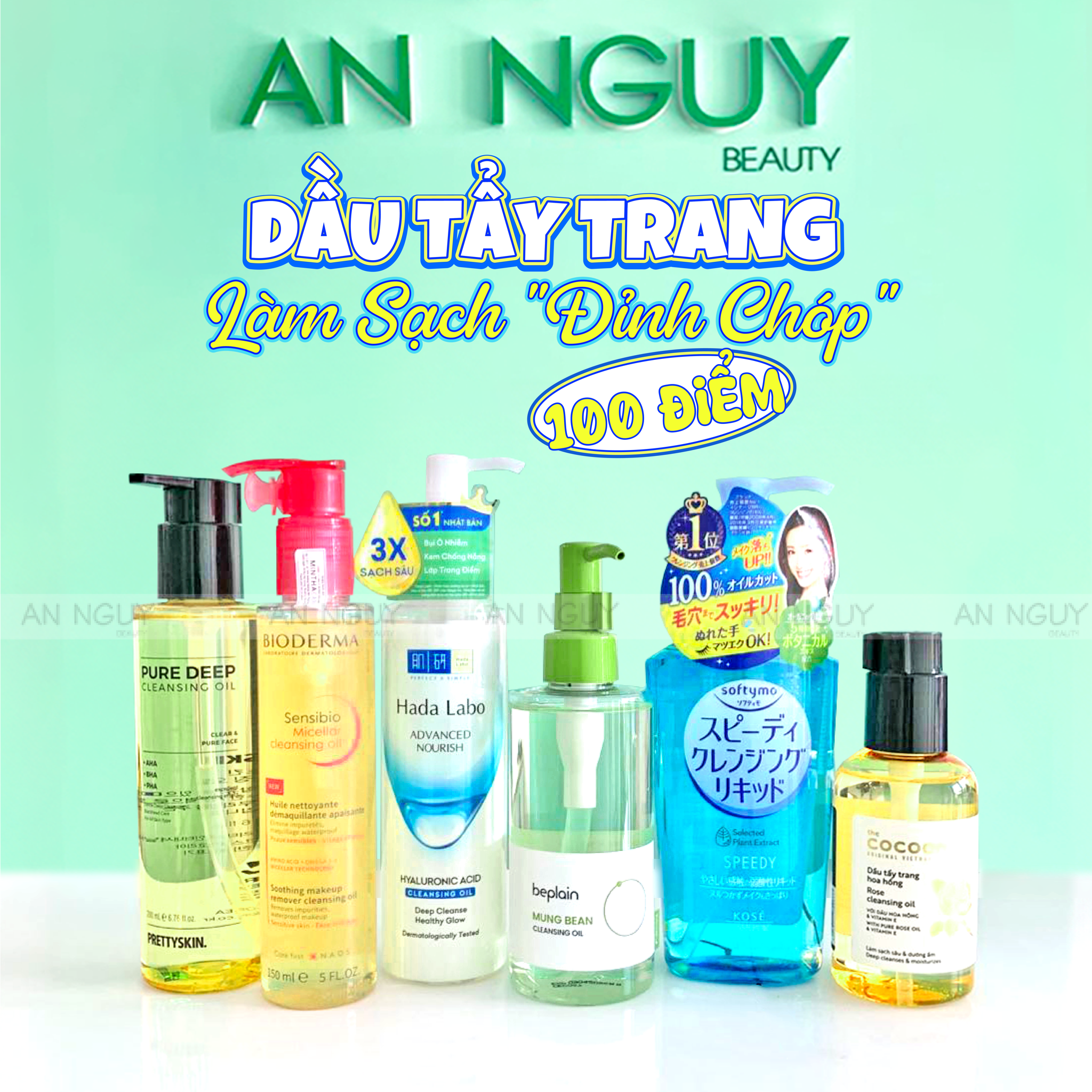 DẦU TẨY TRANG LÀM SẠCH "ĐỈNH CHÓP" ĐIỂM – annguy.beauty