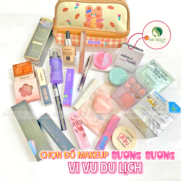 CHỌN ĐỒ MAKEUP SƯƠNG SƯƠNG VI VU DU LỊCH – annguy.beauty
