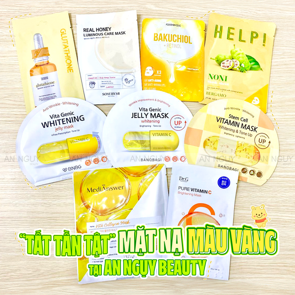 "TẤT TẦN TẬT" MẶT NẠ MÀU VÀNG TẠI AN NGỤY BEAUTY – annguy.beauty