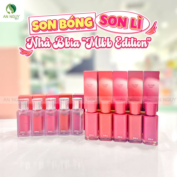 SON BÓNG • SON LÌ NHÀ BBIA "MLBB EDITION" – annguy.beauty