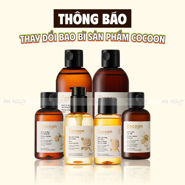 ️THÔNG BÁO THAY ĐỔI BAO BÌ SẢN PHẨM COCOON – annguy.beauty