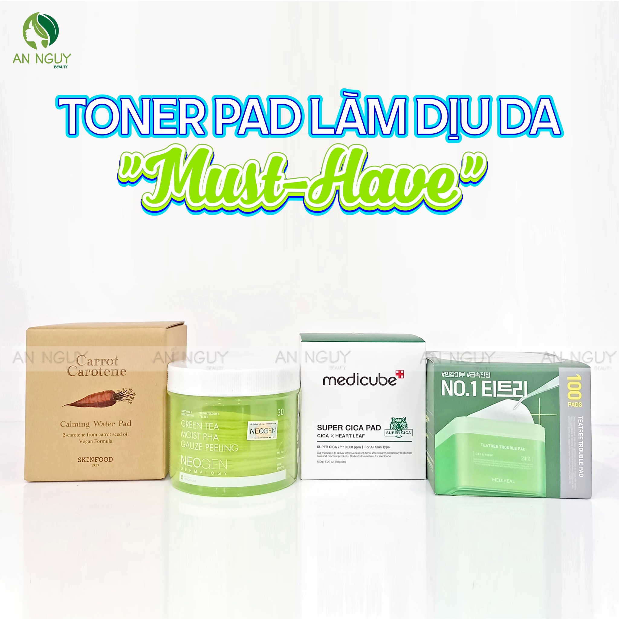 TONER PAD LÀM DỊU DA "MUST-HAVE" – annguy.beauty