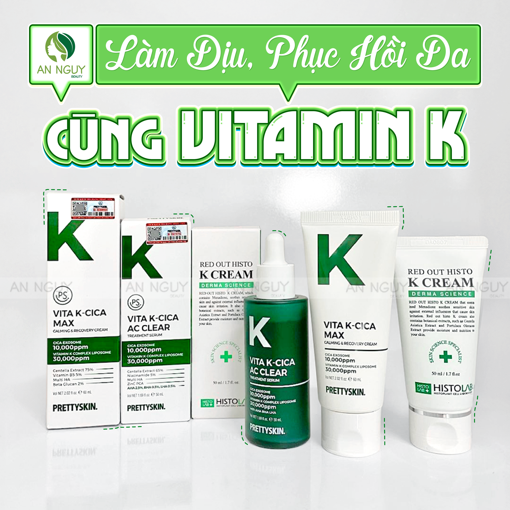 LÀM DỊU, PHỤC HỒI DA CÙNG VITAMIN K – annguy.beauty