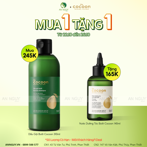 [MUA 1 TẶNG 1] CÙNG COCOON TẠM BIỆT NỖI LO RỤNG TÓC – annguy.beauty