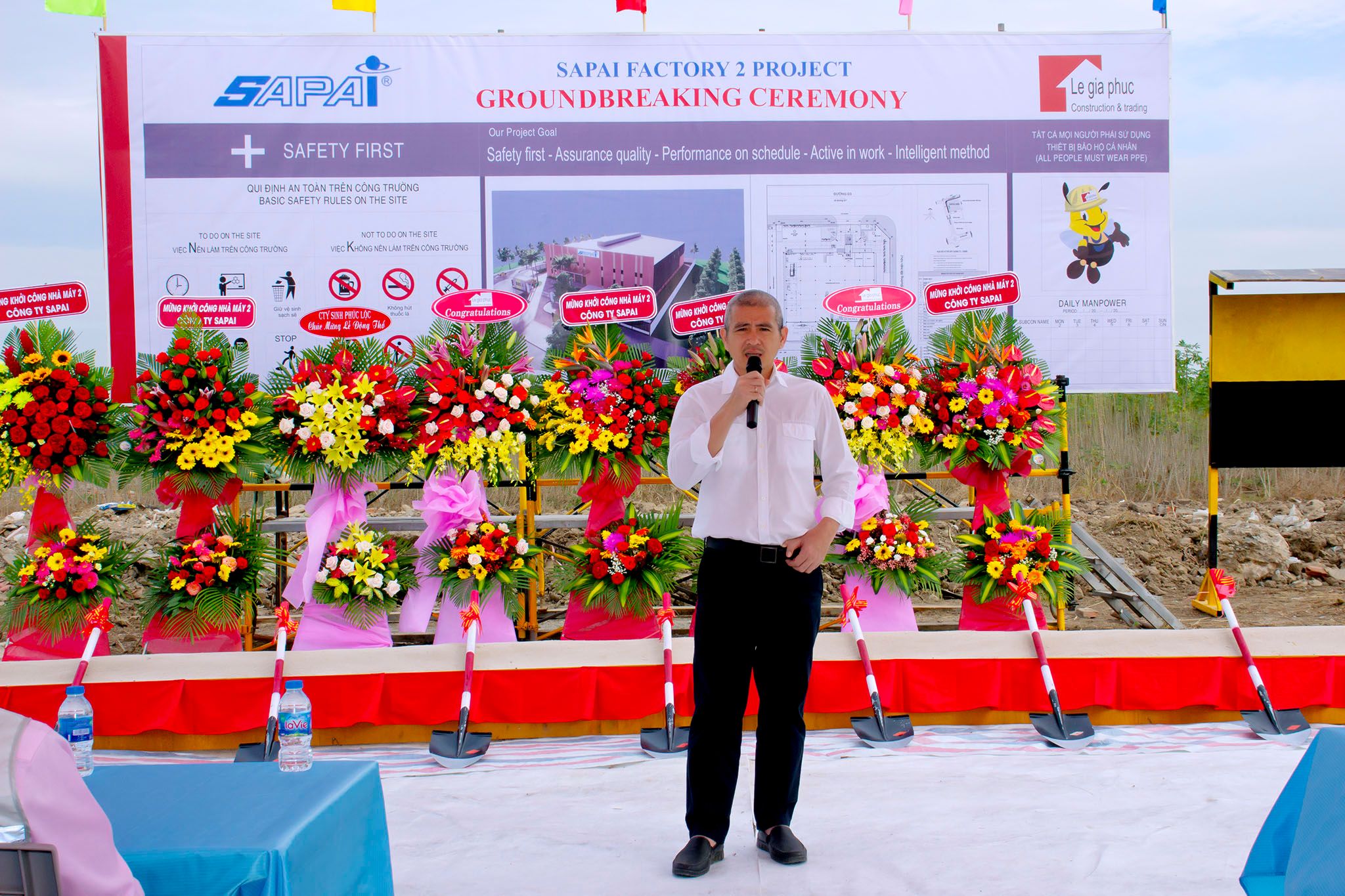 SAPAI - KHỞI CÔNG XÂY DỰNG NHÀ MÁY 2 – sapamefa