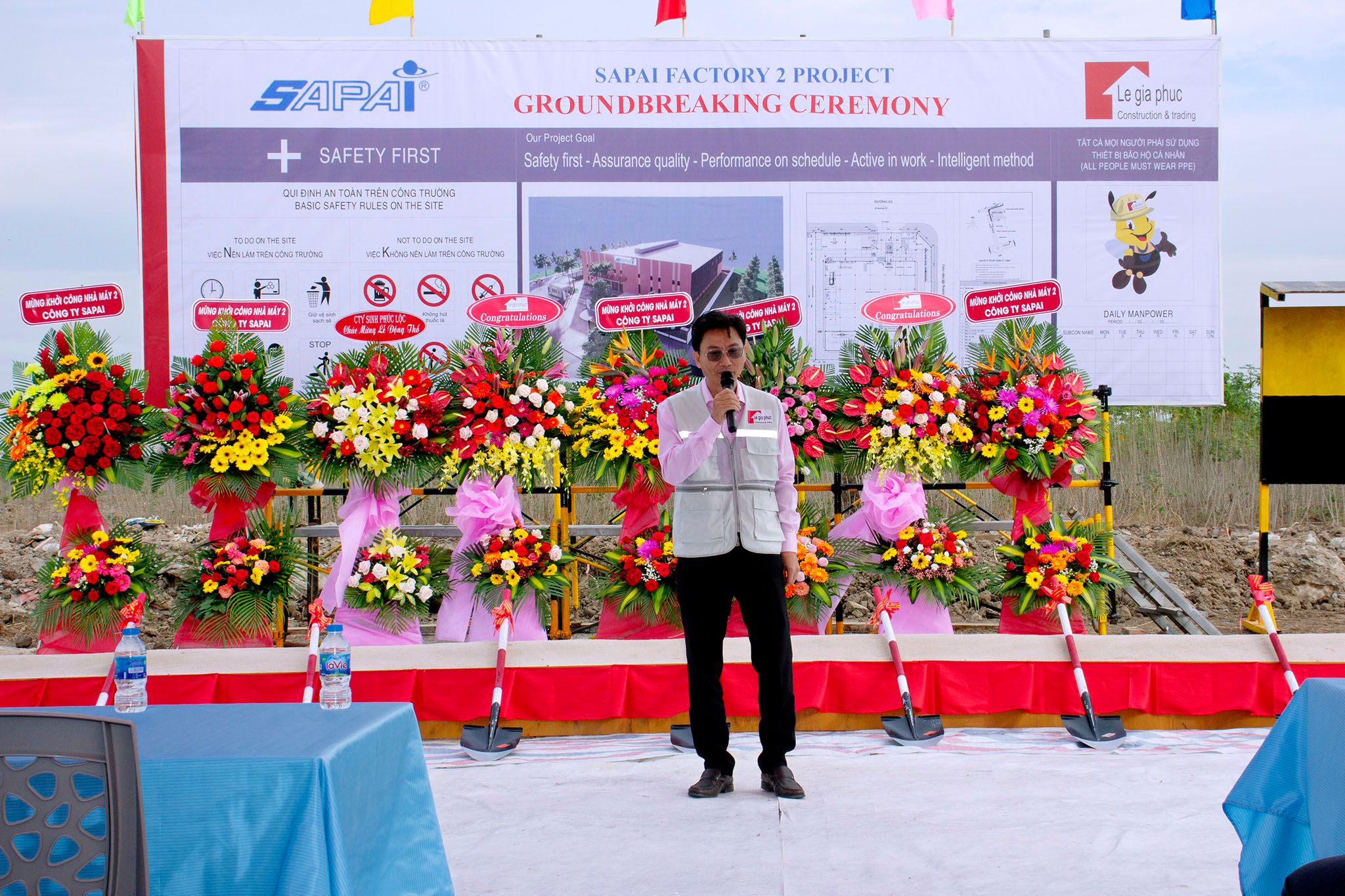 SAPAI - KHỞI CÔNG XÂY DỰNG NHÀ MÁY 2 – sapamefa