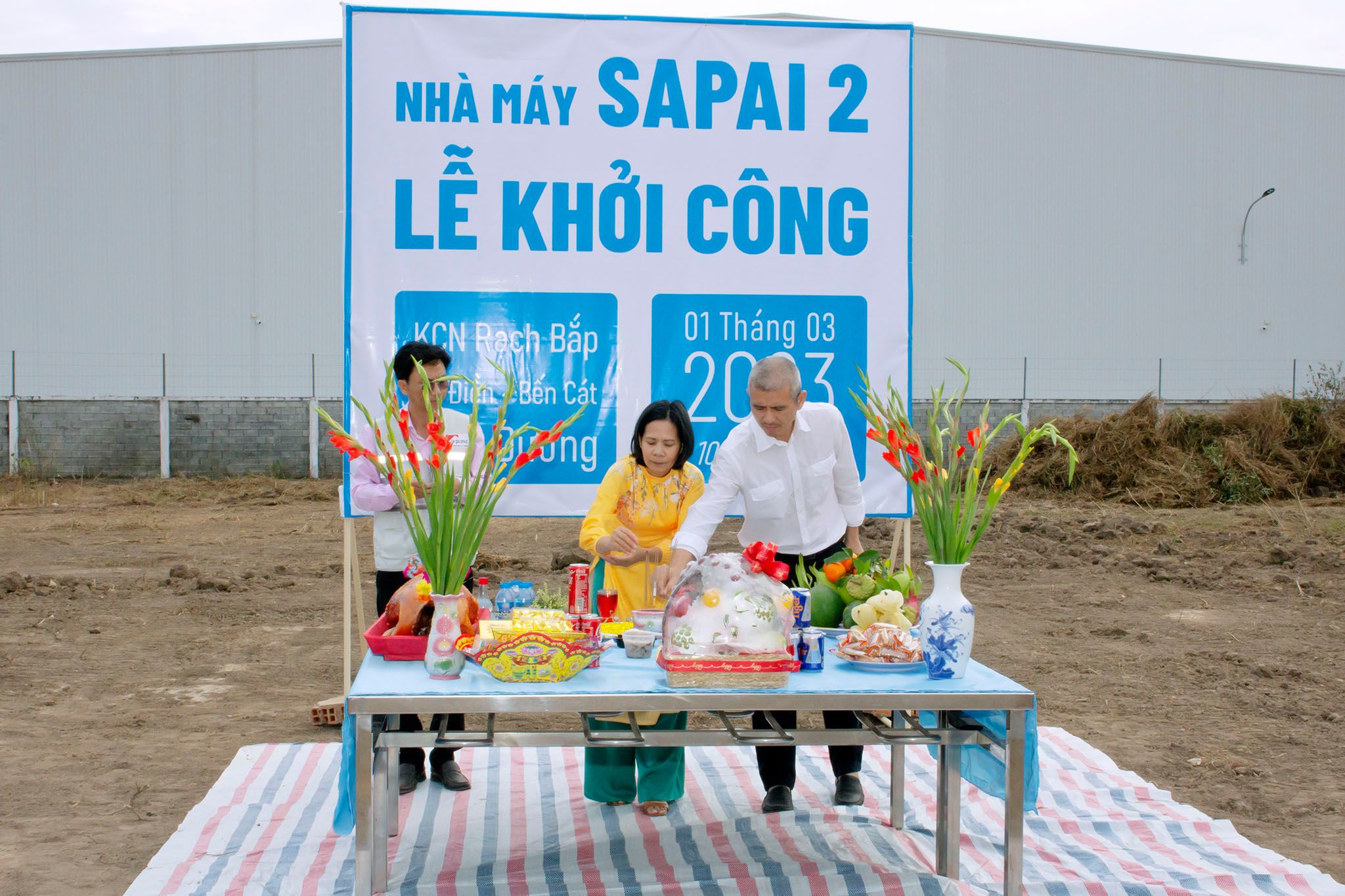 SAPAI - KHỞI CÔNG XÂY DỰNG NHÀ MÁY 2 – sapamefa