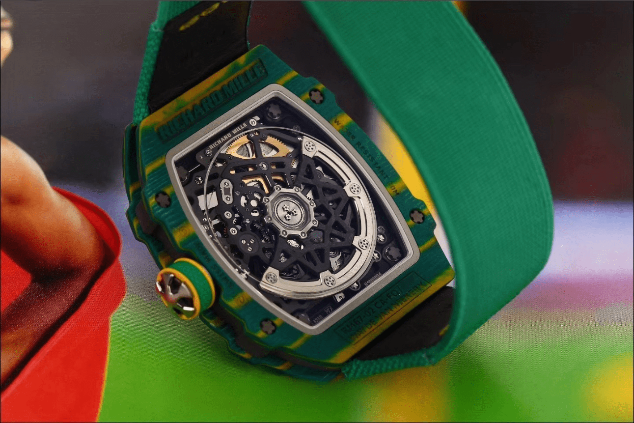 Đồng hồ Richard Mille RM067-02 Van Niekerk Sprin & High Jump– Platin ...