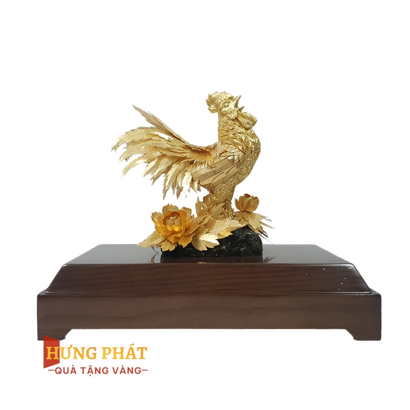 Gà Đại Cát Dát Vàng 24K – Biểu Tượng Phong Thủy Mang Lại May Mắn và Th ...