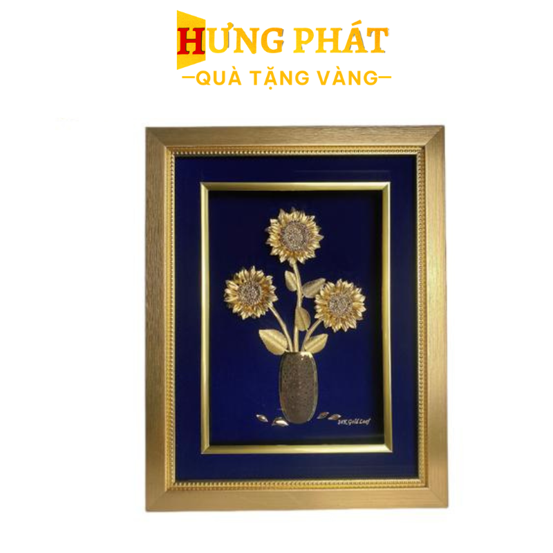 Tranh Hoa Hướng Dương Dát Vàng 24K - Sự Lựa Chọn Hoàn Hảo Cho Mời Khôn ...