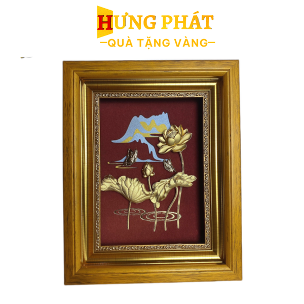 Tranh Hoa Sen Dát Vàng – Sự Kết Hợp Tinh Tế Giữa Nghệ Thuật và Phong T ...