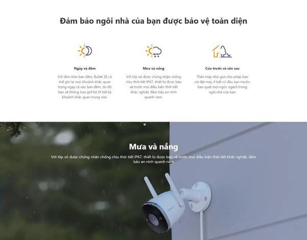 Camera Wifi IMOU ngoài trời 2MP Full Color Bullet IPC-F22FP-D - Komex ...