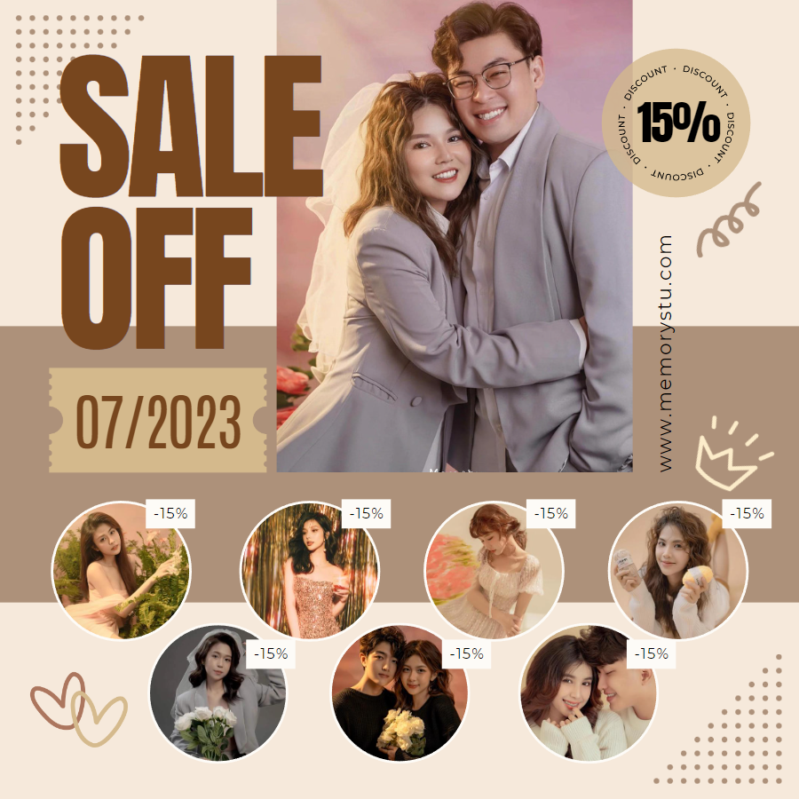 Chương trình khuyến mãi Tháng 7/2023 – Memory Studio