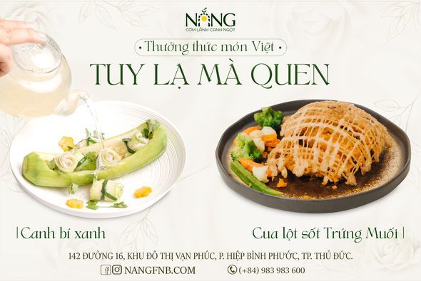 Thưởng thức món Việt kiểu mới với 2 món "must-try" – The Nắng ...