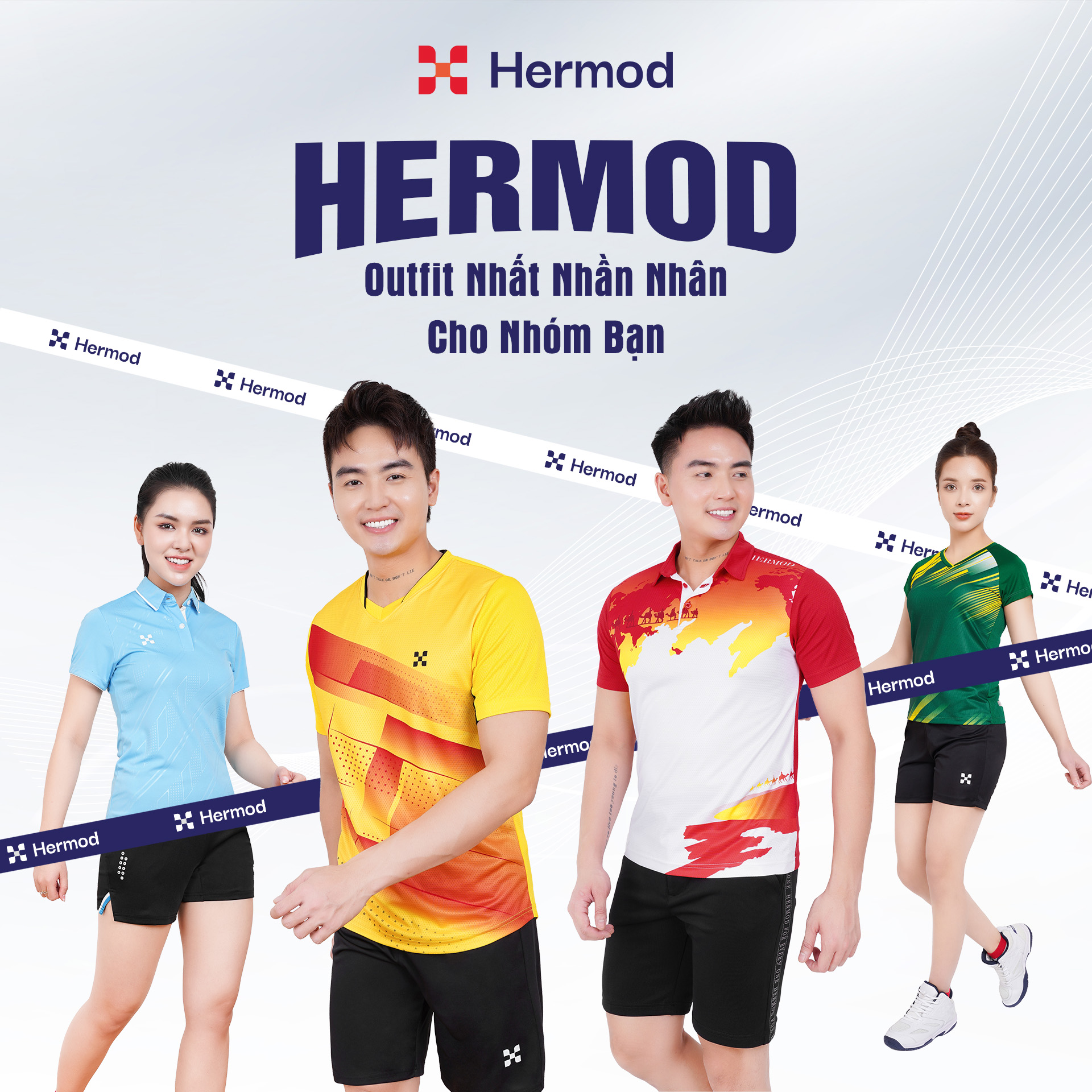 HƯỚNG DẪN PHỐI ĐỒ CHO NHÓM BẠN CHƠI THỂ THAO - Hermod