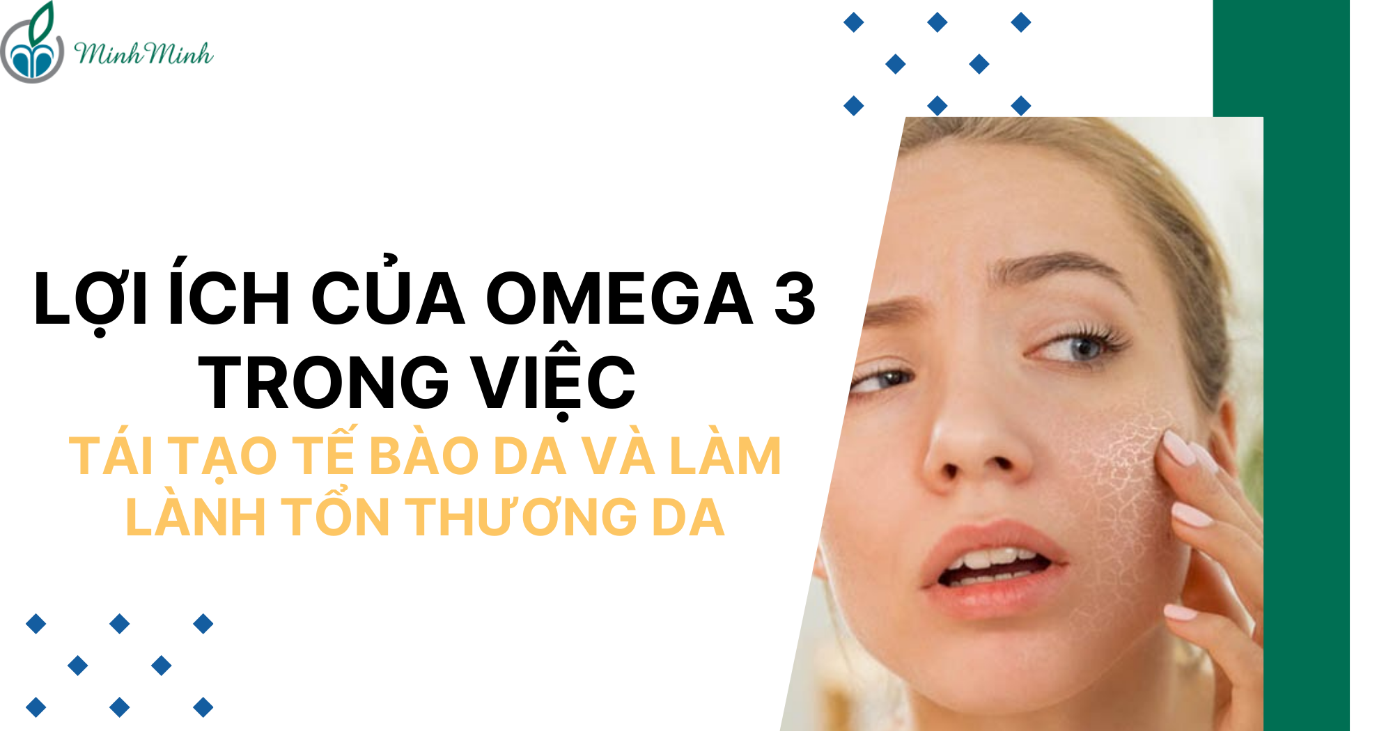 Lợi ích của omega 3 trong việc tái tạo tế bào da và lành tổn thương ...